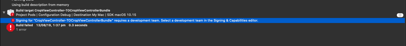MacCatalyst Signing & Capabilities issue · Issue #366 · TimOliver/TOCropViewController · GitHub