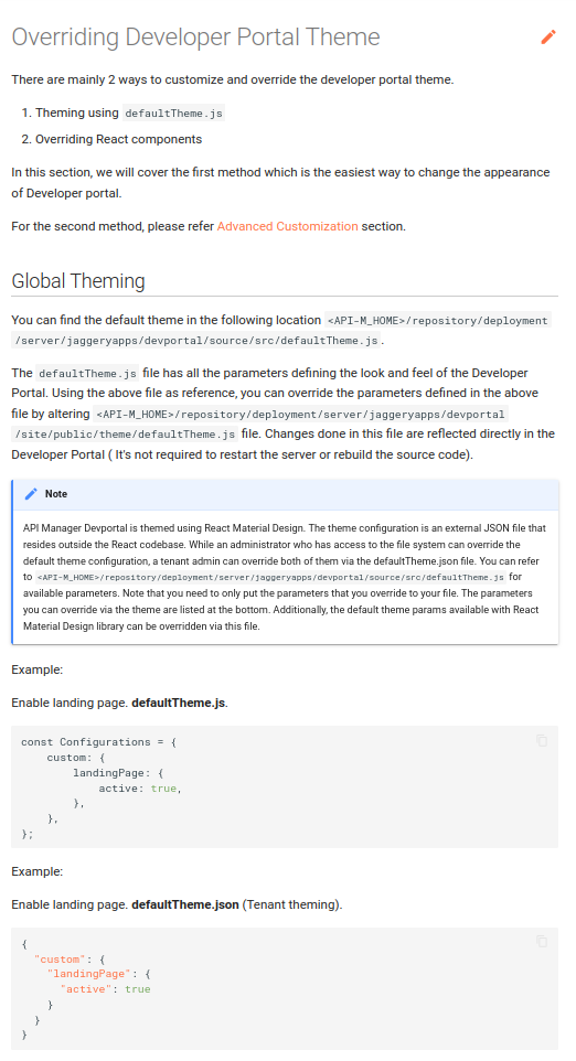 Doc Feedback: Lack of guidance on enabling the page and making customizations. · Issue #2945 ...