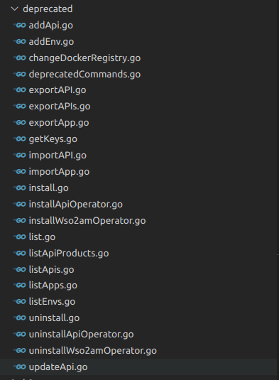 Remove deprecated commands from apictl 4.1.0 · Issue #836 · wso2/api-manager · GitHub