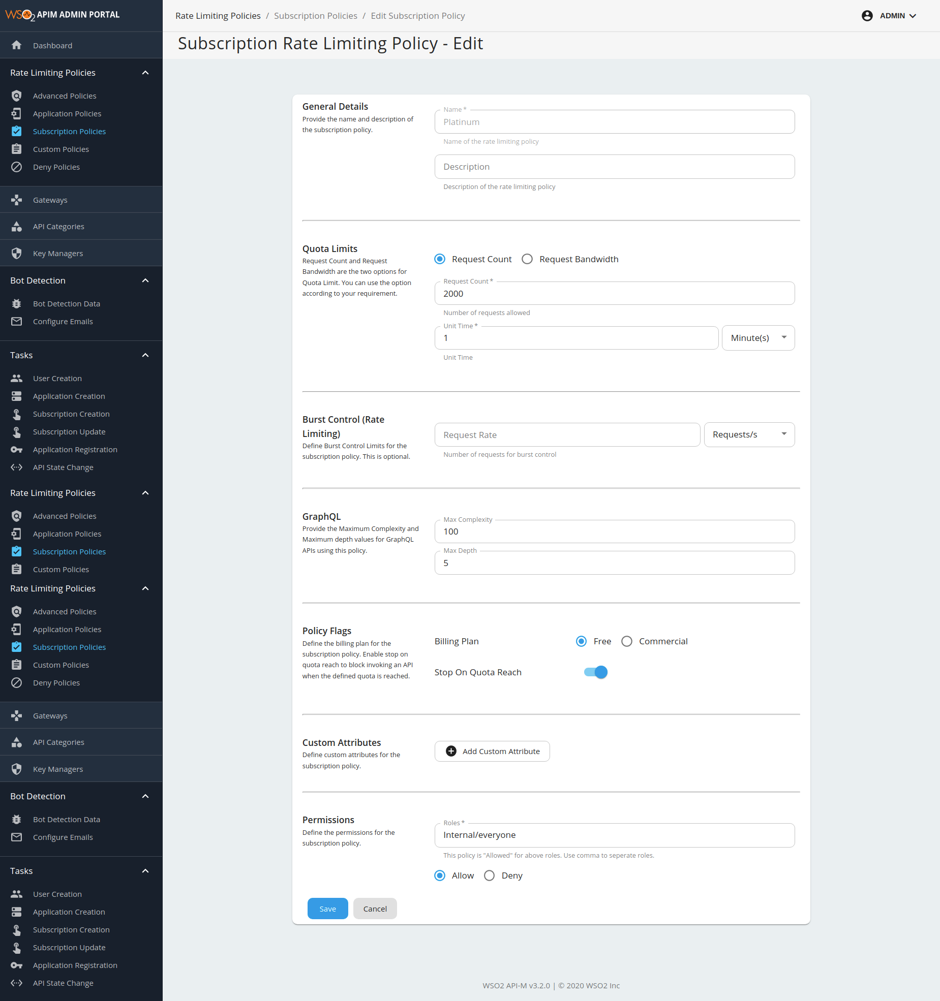 GraphQL depth analysis provides error "Variable 'id' has coerced Null ...