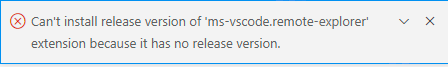 Installation fails due to missing release version · Issue #7329 ...