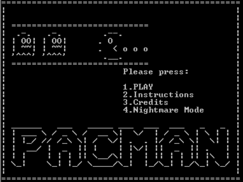 GitHub - 360nobuggs/Pacman-Assembly: Pacman Themed game made in low ...
