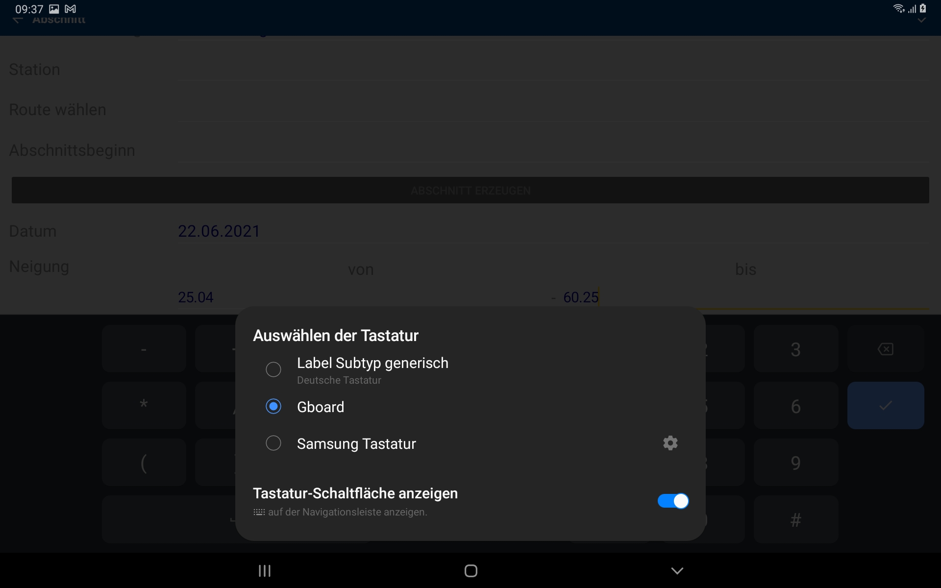 [Bug] [Android] Keyboard.Numeric: It's not possible to enter the decimal separator or the minus ...