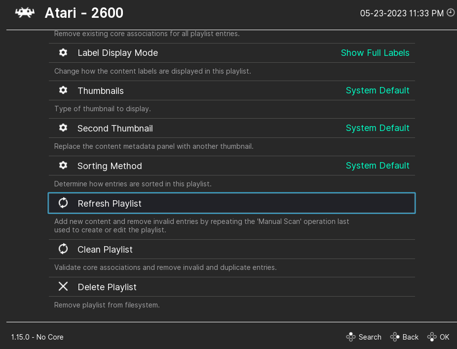 [Feature Request] Add "Refresh All Playlists" function · Issue #15311 · libretro/RetroArch · GitHub