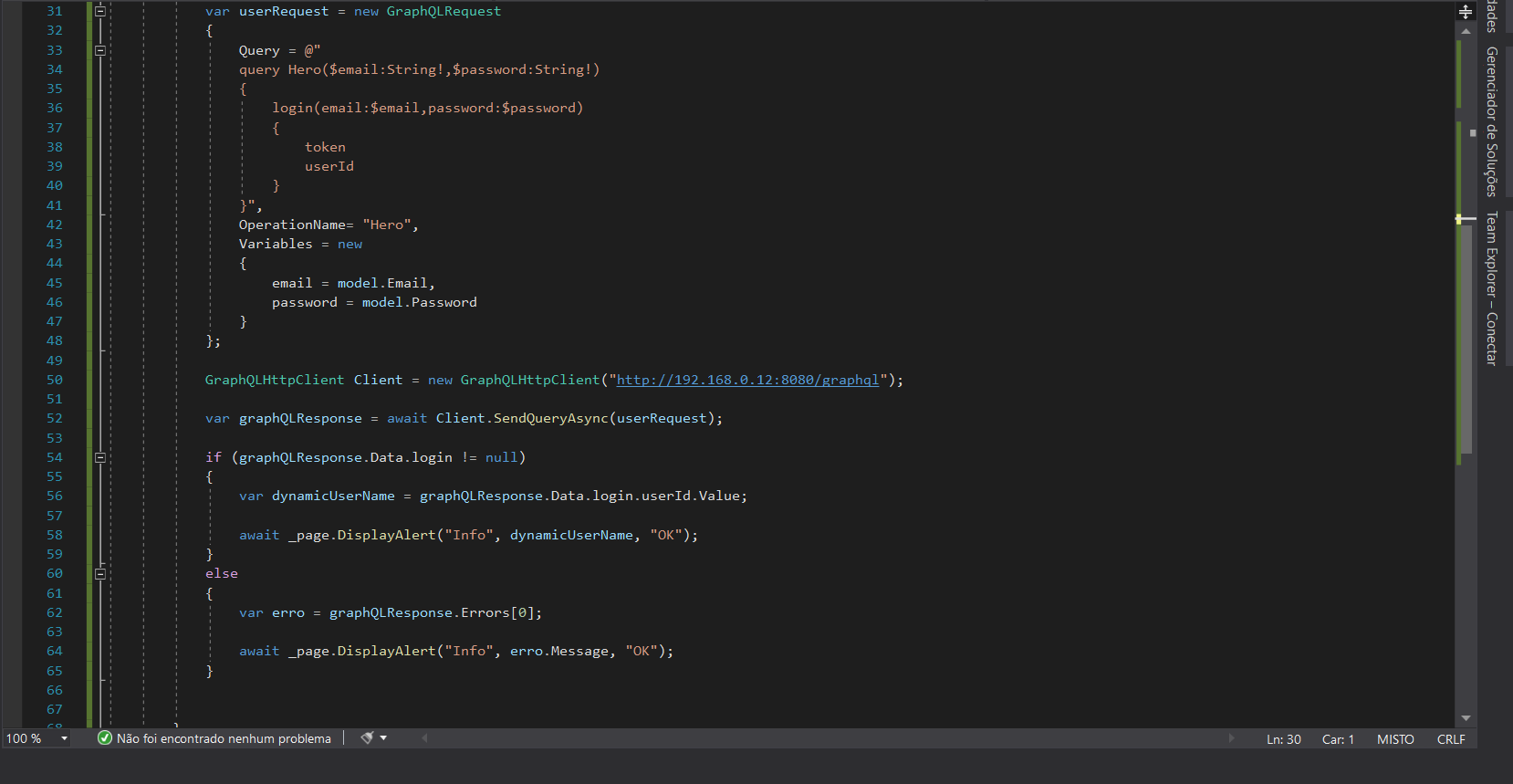 Mutation is not working · Issue #149 · graphql-dotnet/graphql-client · GitHub
