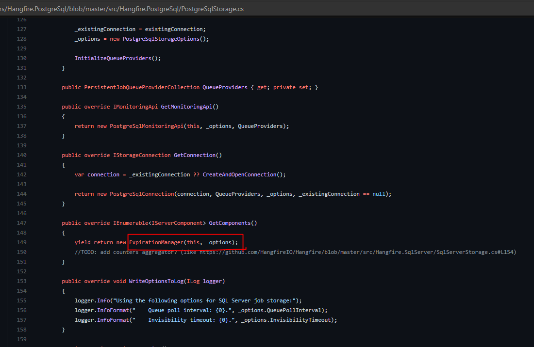 Enable Jobexpirationcheckinterval Setting · Issue 193 · Hangfire Postgreshangfirepostgresql 3680
