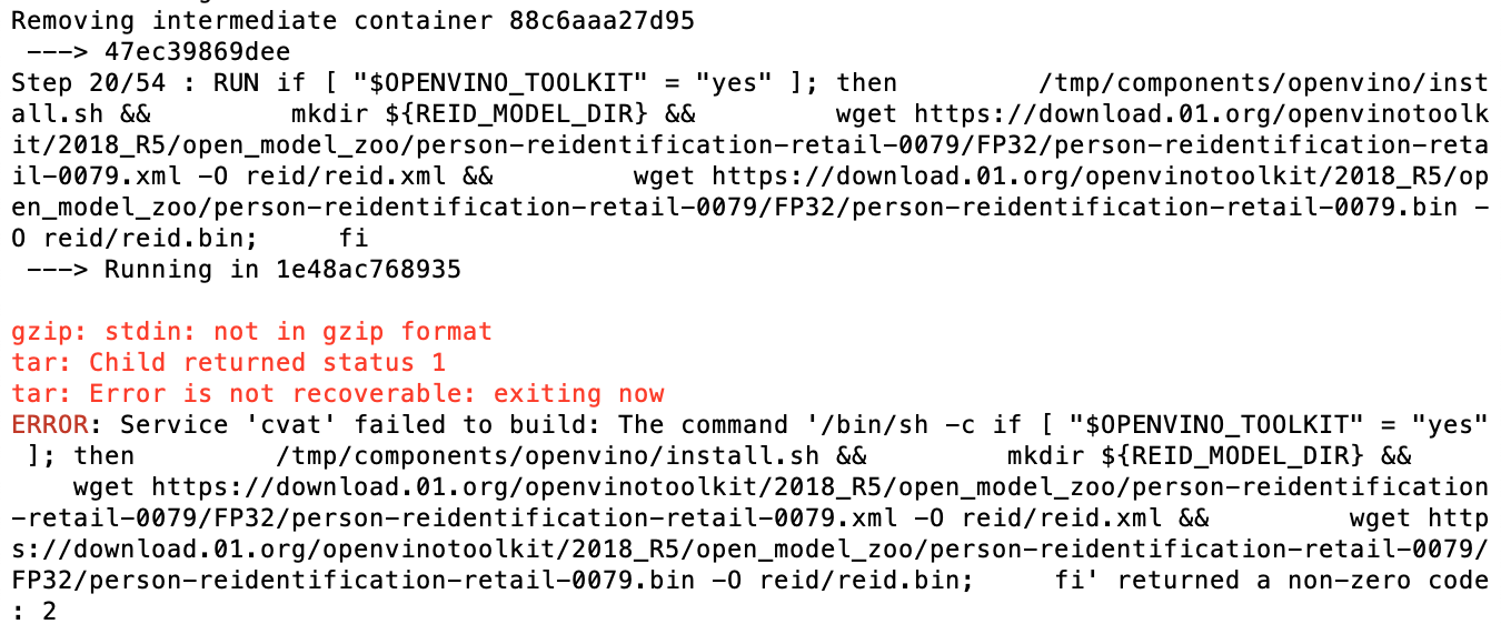 Failure to build "Model Manager" in CVAT · Issue #1121 · cvat-ai/cvat ...