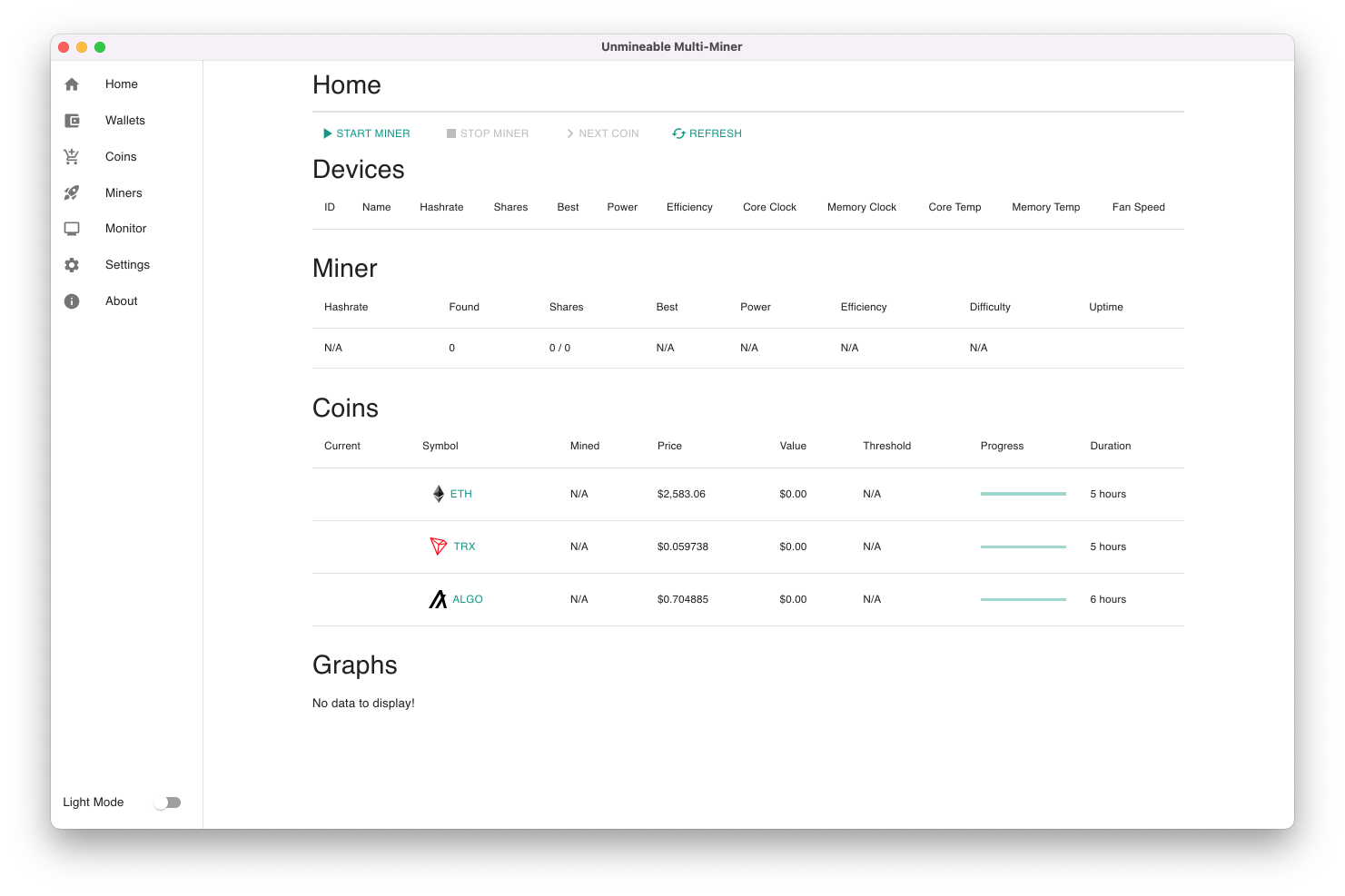 Improve Theming and Usability · Issue #43 · bitcobblers/multiminer · GitHub