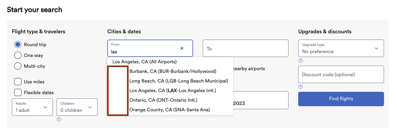 Citylist Dropdown Text Moves on Highlight · Issue #173 · AlaskaAirlines/auro-menu · GitHub
