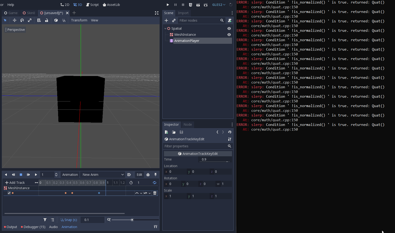 AnimationPlayer transition not fully working with rotations · Issue #27062 · godotengine/godot ...