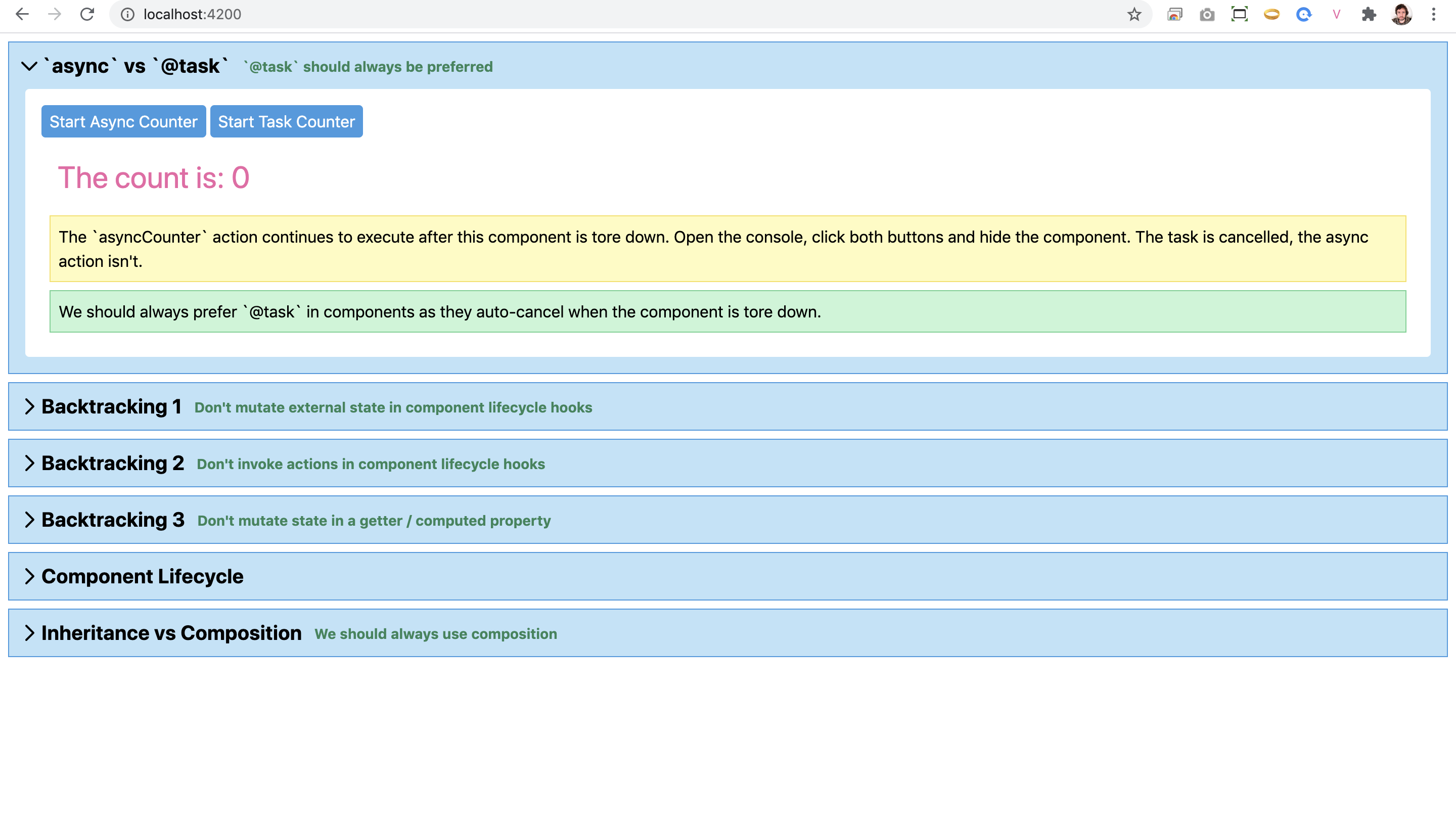 GitHub - GavinJoyce/component-anti-patterns: Some examples of Ember component anti-patterns