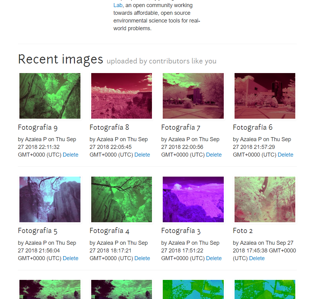 Improve the look of Infragram · Issue #3636 · publiclab/plots2 · GitHub