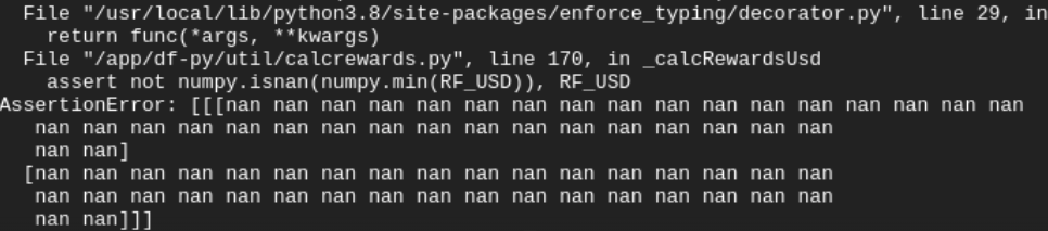 `_calcRewardsUsd` NaN assertion error · Issue #276 · oceanprotocol/df-py · GitHub