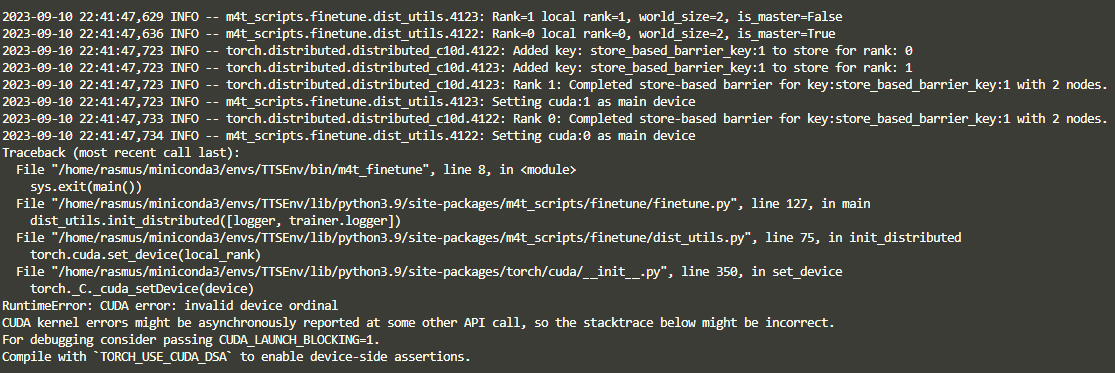 Fine-tuning on single GPU · Issue #76 · facebookresearch/seamless_communication · GitHub