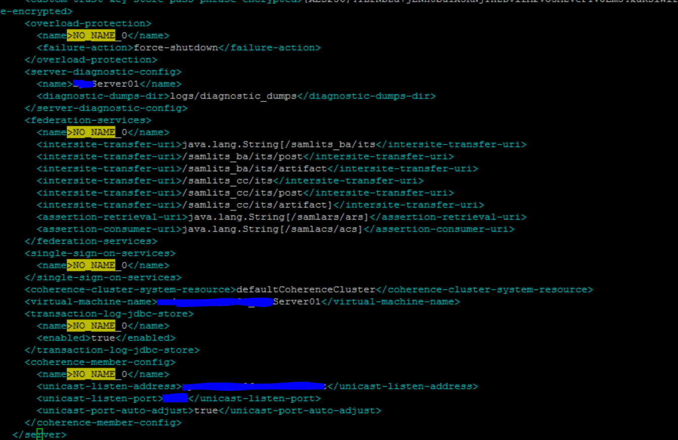 Wdt Bug Nonameo In Configxml · Issue 826 · Oracleweblogic Deploy Tooling · Github 2006