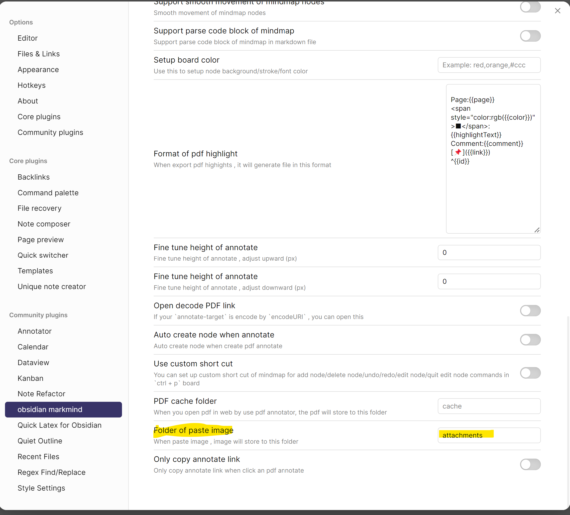 Organizing the attachments in a subfolder · Issue #584 · MarkMindCkm/obsidian-markmind · GitHub