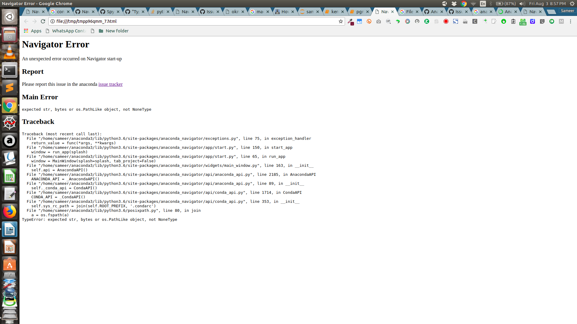 Anaconda navigator doesn't show up · Issue #9868 · ContinuumIO/anaconda-issues · GitHub