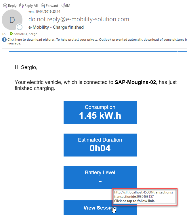 EMail: Change the URI links to point to the new Dashboard · Issue #247 · sap-labs-france/ev ...