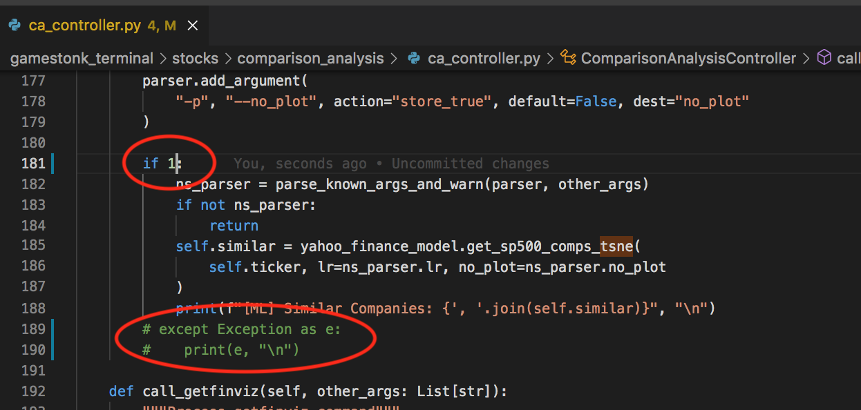 [Bug]Running tsne on a ticker gives "at least one array or dtype is ...