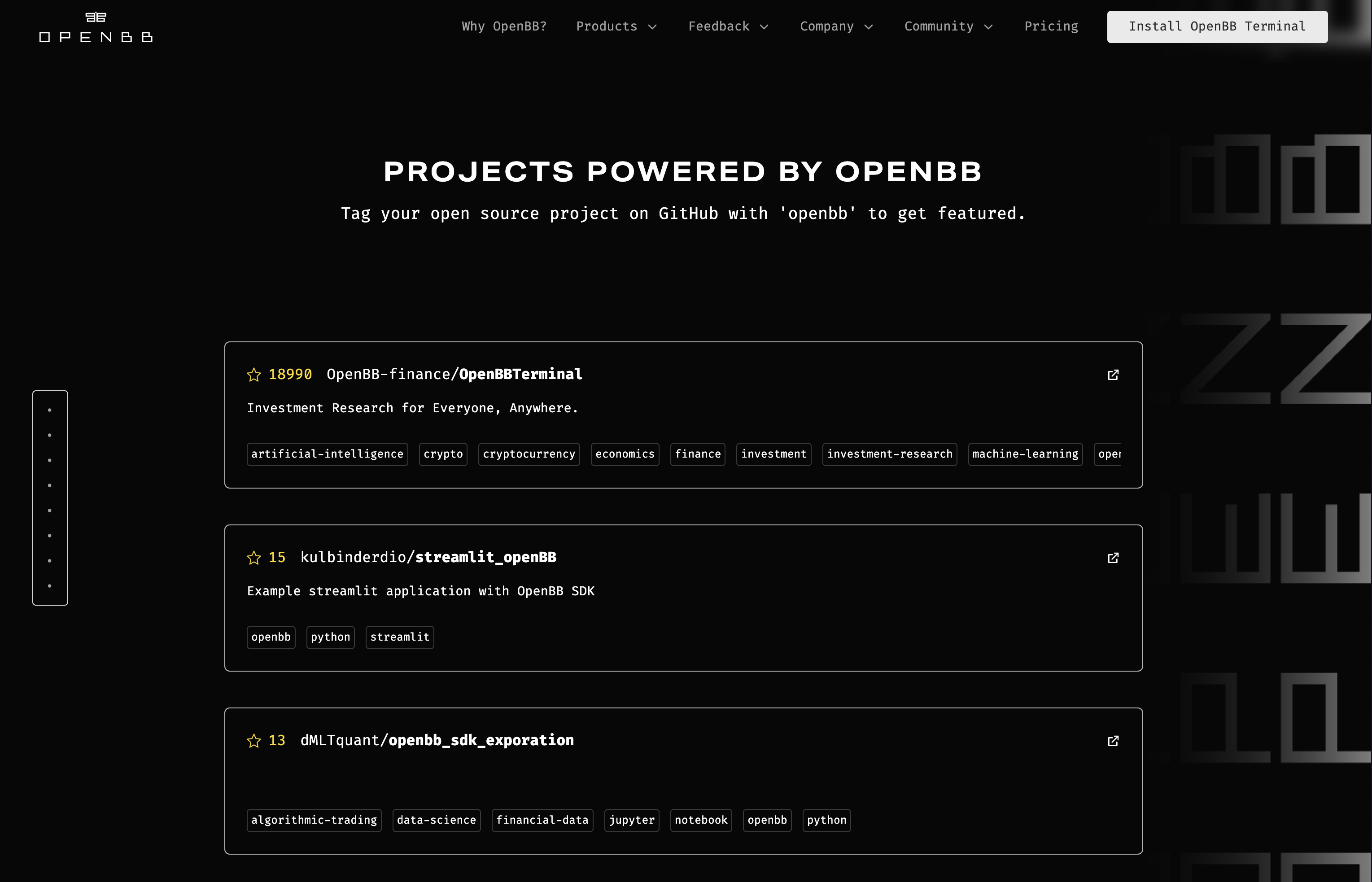 Could you add tag "openbb" to project? · Issue #1 · kulbinderdio/streamlit_openBB · GitHub