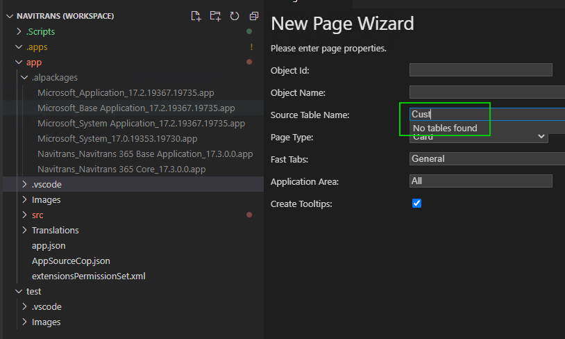 New AL File Wizard in multi root workspace · Issue #229 · anzwdev/al-code-outline · GitHub