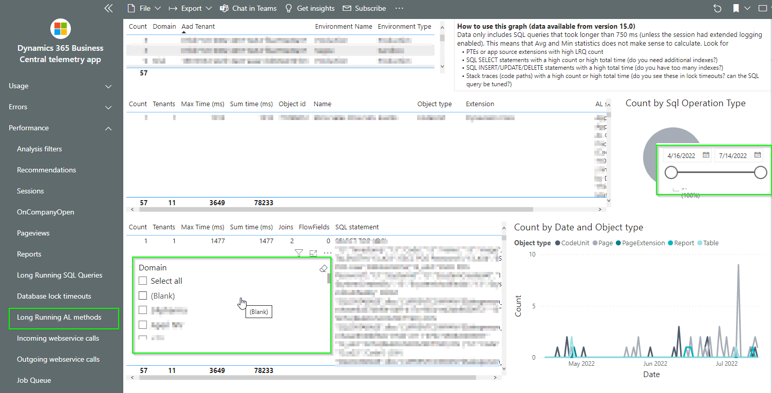BC Telemetry App : Long Running AL Methods layout · Issue #128 · microsoft/BCTech · GitHub