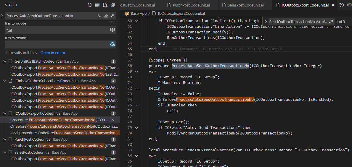 [Request for SaaS] codeunit 431 "IC Outbox Export ...