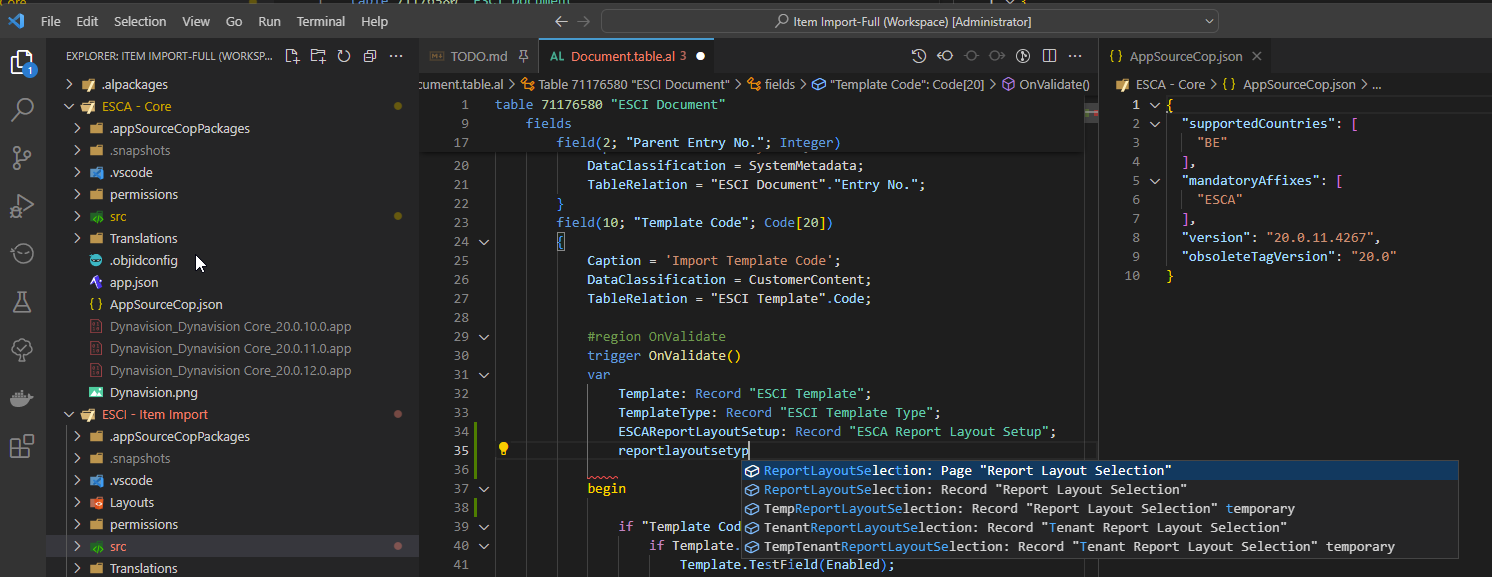 Account for affixes in the variable name-type completion provider(s) · Issue #396 · anzwdev/al ...