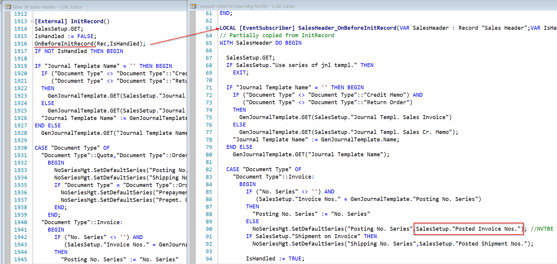 [Code Refactoring] TAB 36 - InitRecord > GetPostingNoSeriesForInvoice · Issue #2261 · microsoft ...