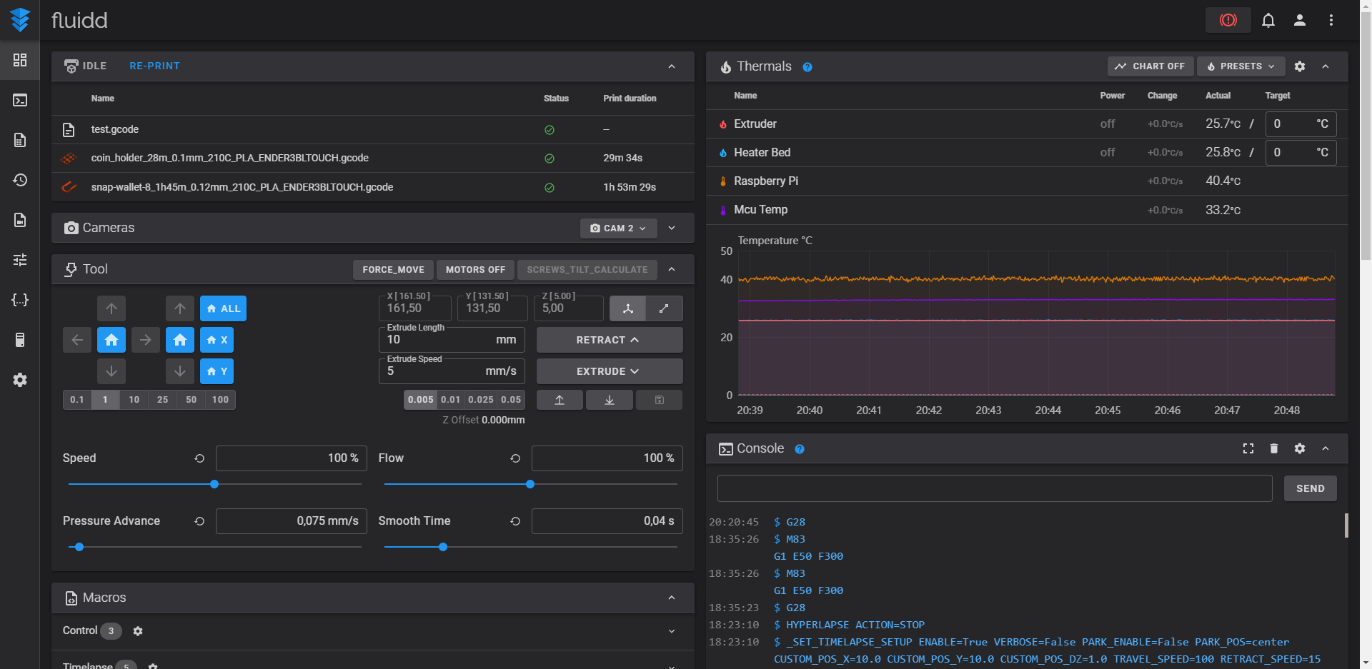 fix: Enable vue-echarts auto-resizing by matmen · Pull Request #809 · fluidd-core/fluidd · GitHub