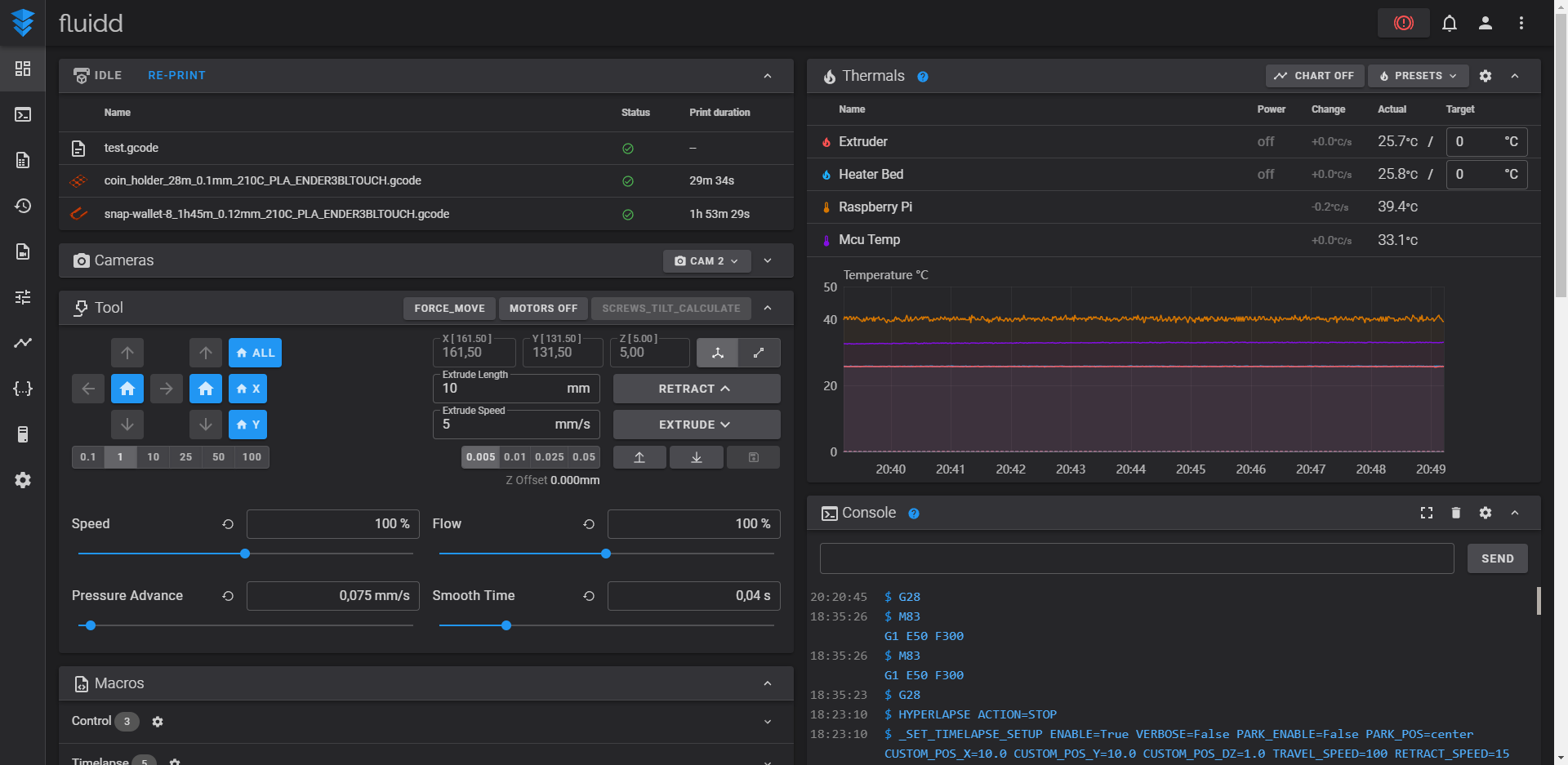 fix: Enable vue-echarts auto-resizing by matmen · Pull Request #809 · fluidd-core/fluidd · GitHub