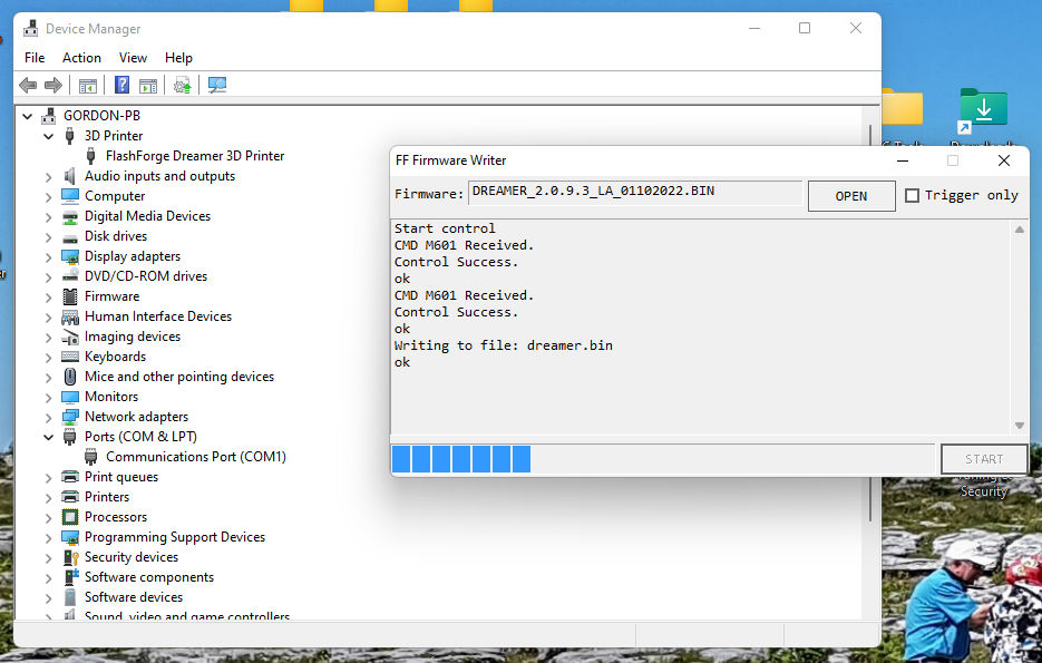 Failed to set trigger · Issue #83 · moonglow/FlashForge_Marlin · GitHub