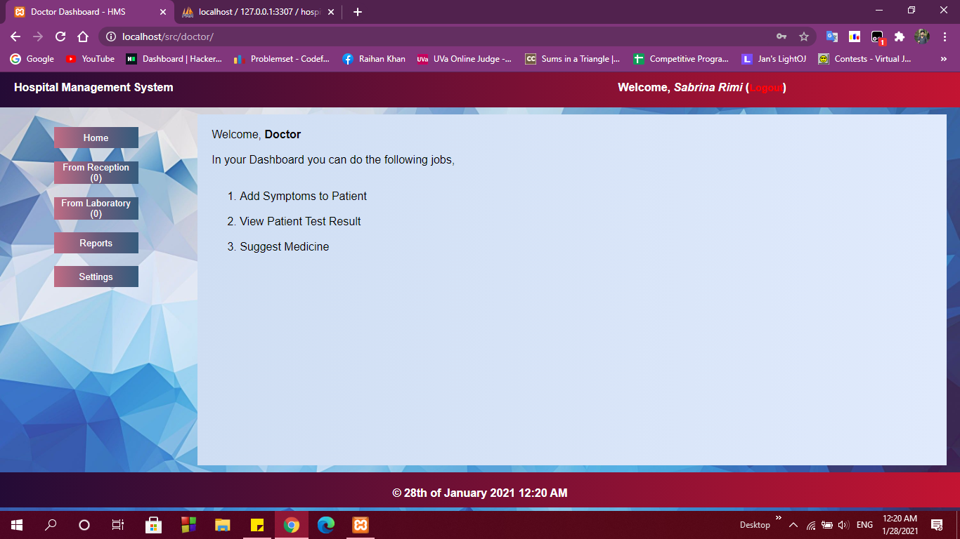 GitHub - raihankhan/Hospital-Management-System-HMS
