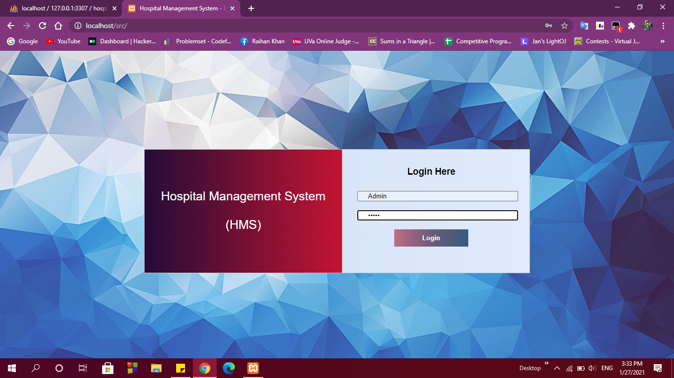 Github Raihankhan Hospital Management System Hms