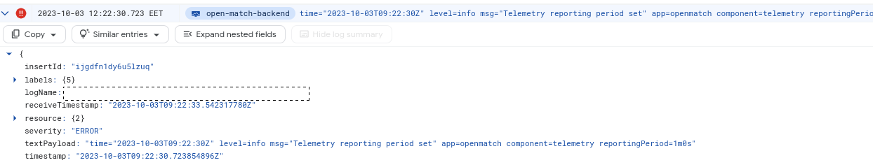 add ability to set uo log output · Issue #1601 · googleforgames/open-match · GitHub