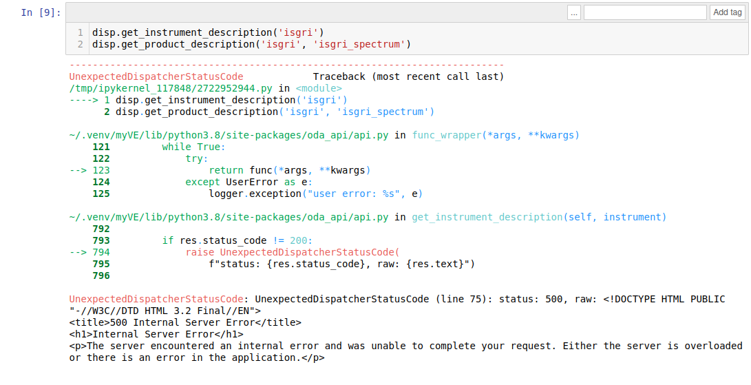 Dispatcher not responding ? · Issue #250 · oda-hub/dispatcher-app · GitHub