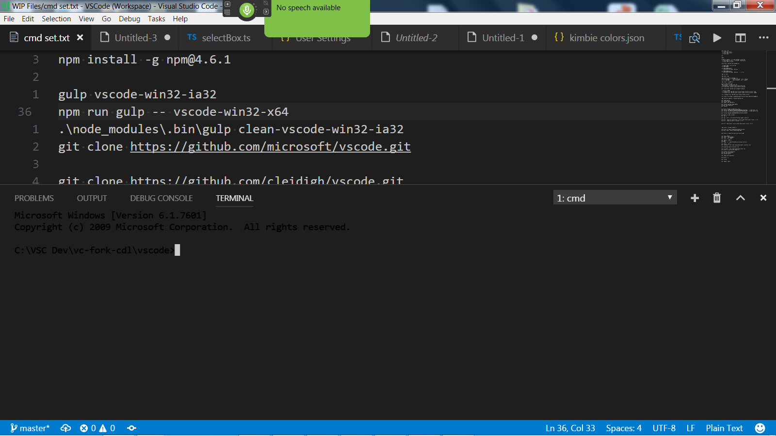 Terminal Output Rendered As Blackshadowed Font Color · Issue 35862 · Microsoftvscode · Github