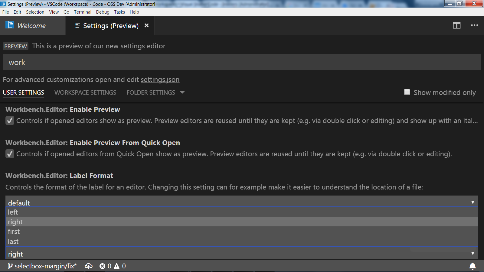 Settings editor theming · Issue #53908 · microsoft/vscode · GitHub