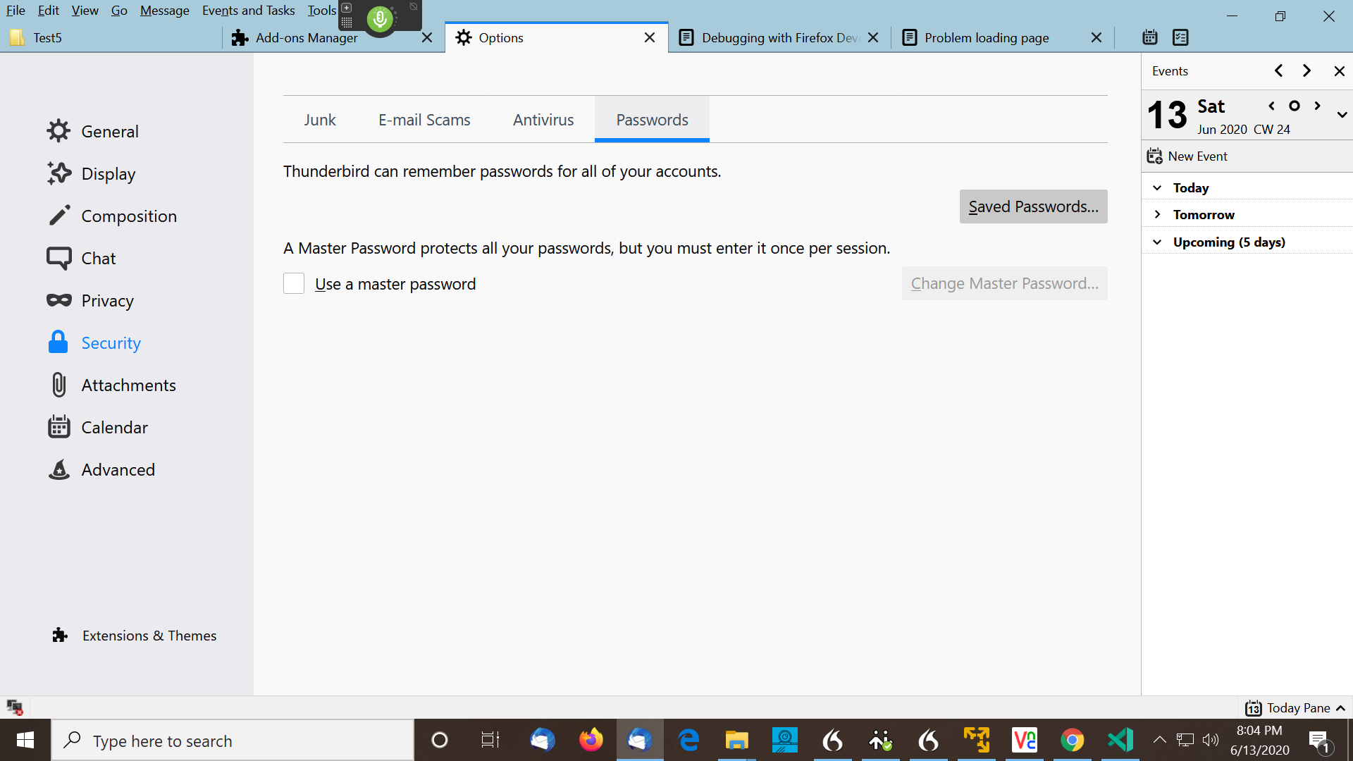Import profile: selecting 'use password manager': system fails · Issue #121 · thunderbird/import ...
