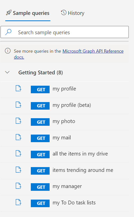 Suggestion: change documentation link icon against sample queries to a more intuitive icon ...