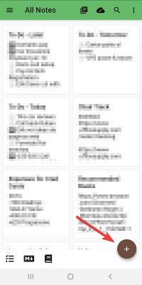 Unable to create new notes directly from the All Notes View · Issue ...