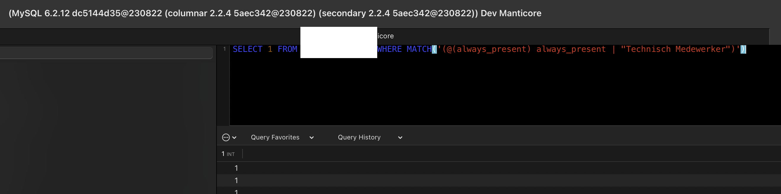 6.2.0 gives syntax error, older versions don't · Issue #1335 · manticoresoftware/manticoresearch ...
