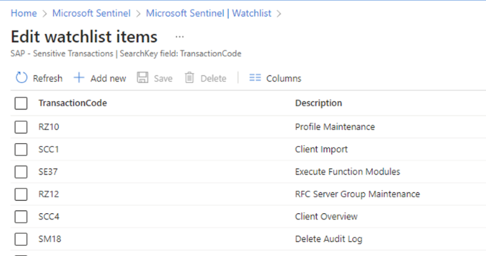 Restore Previous Watchlist View · Issue 8799 · Azure Azure Sentinel · Github