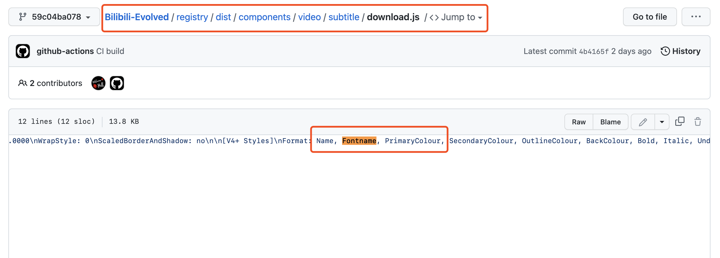 Bilibili Evolved (Preview) 2.4.0 下载字幕缺少 Fontsize · Issue #3688 · the1812/Bilibili-Evolved · GitHub