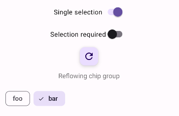[Chip] Can't check a chip with signleSelection=true · Issue #2369 ...