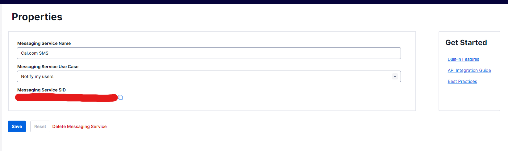 [CAL-796] Error sending SMS with error SyntaxError: Unexpected token U in JSON at position 4 ...