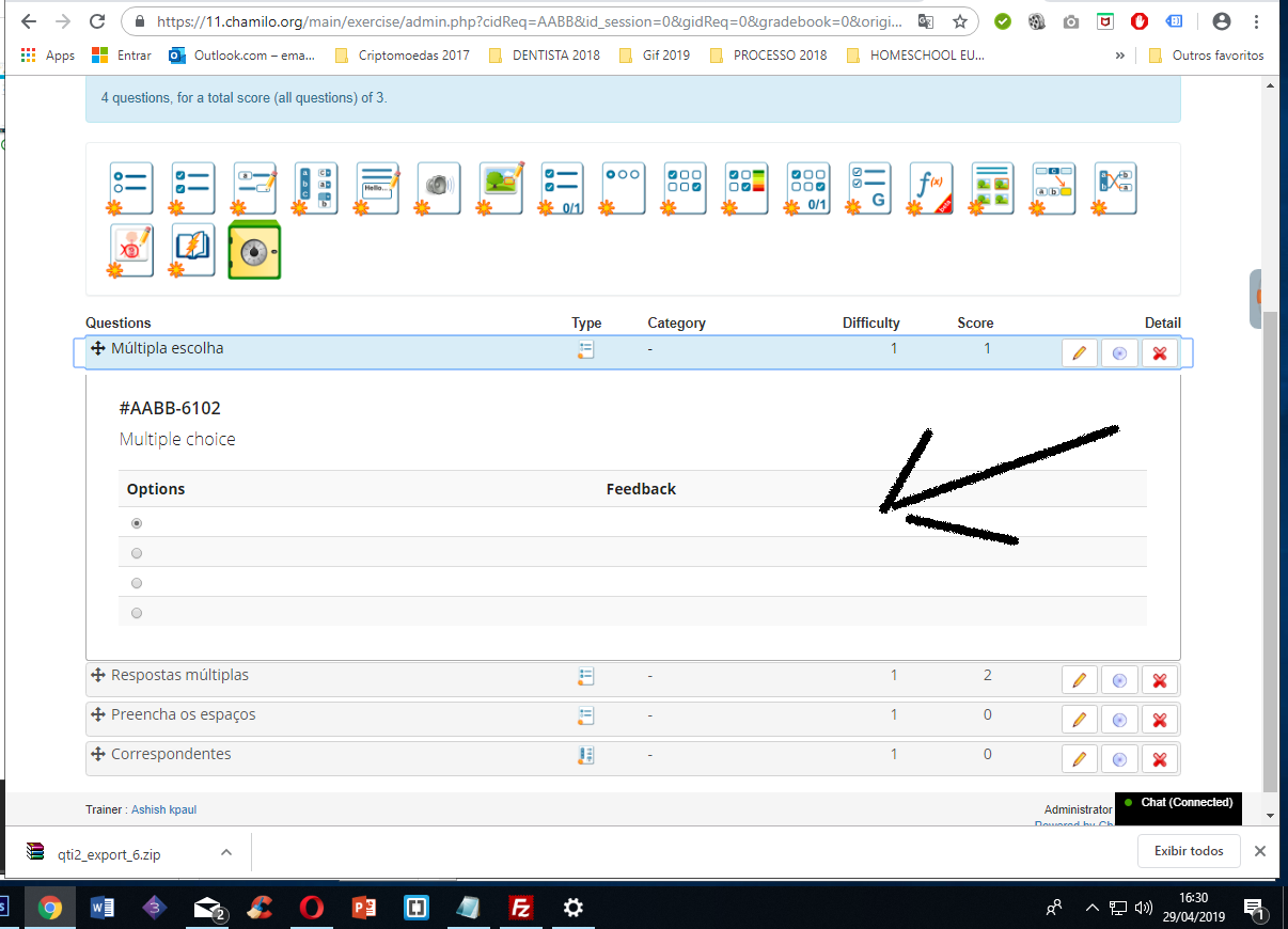 Questions not saved in IMS / QTI are not displayed · Issue #2890 · chamilo/chamilo-lms · GitHub