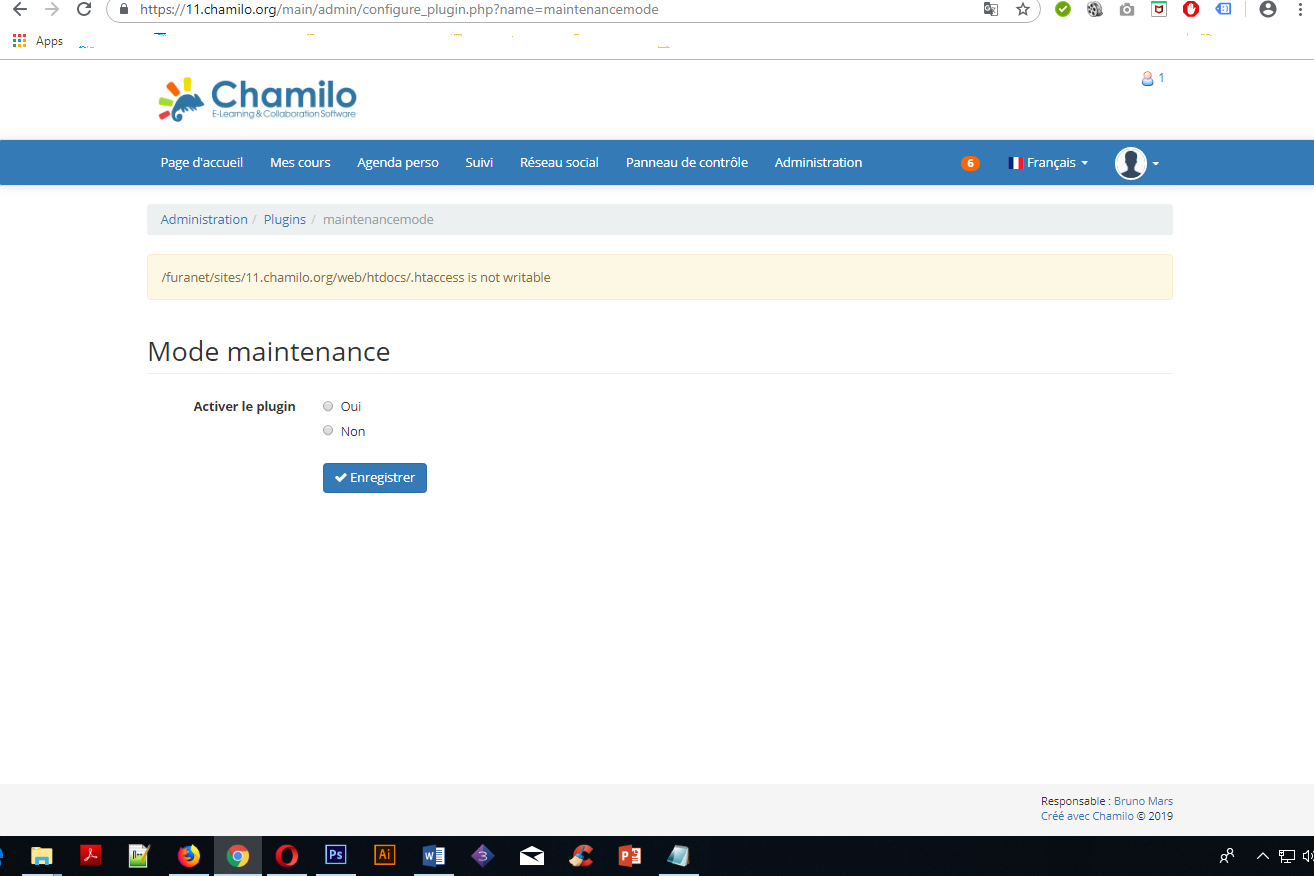 Help with the chamilo maintenance plugin · Issue #2905 · chamilo/chamilo-lms · GitHub