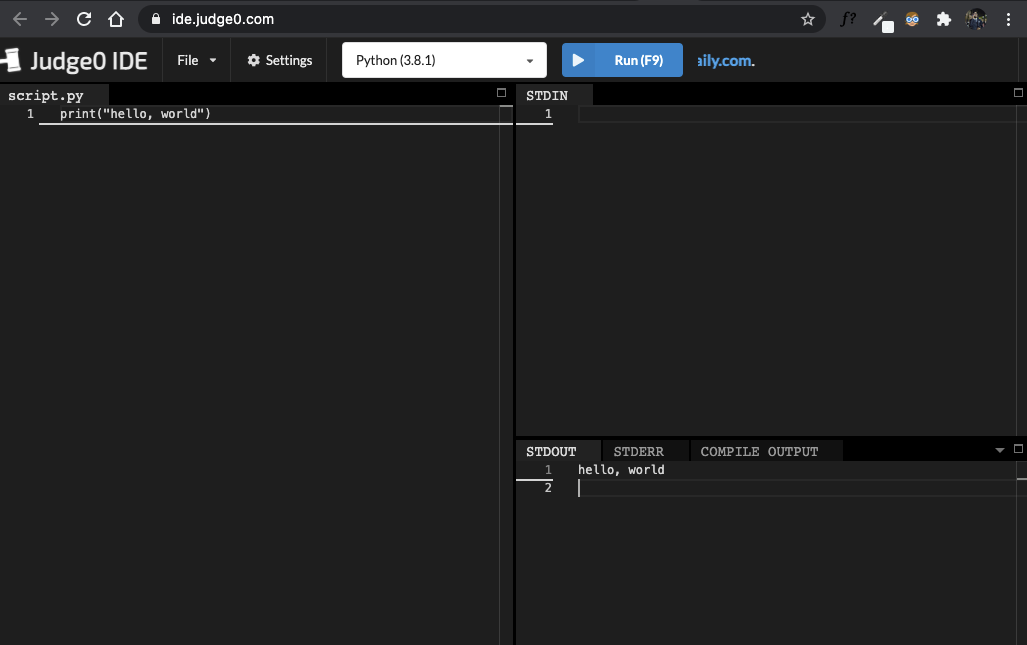 Extra Characters In Python Output · Issue 270 · Judge0 Judge0 · Github