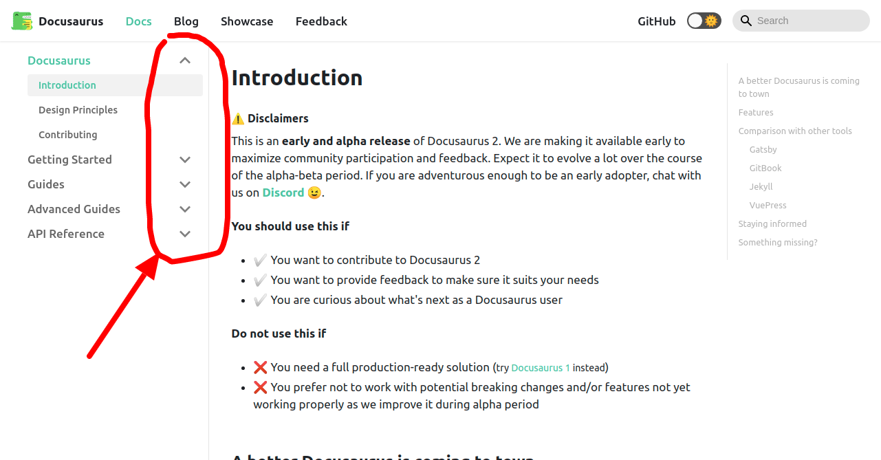 sidebar category expand and close · Issue #1826 · facebook/docusaurus · GitHub